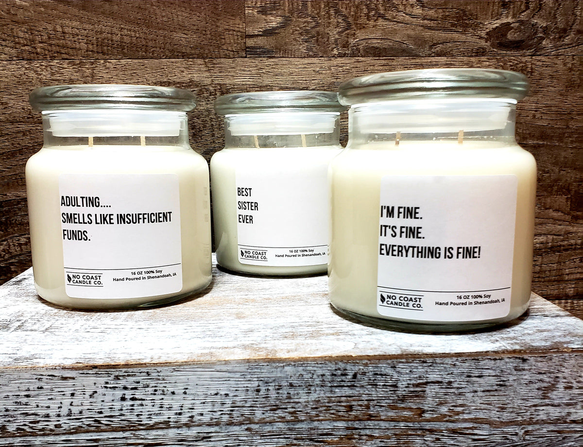 Quoted Candles – No Coast Candle Co.